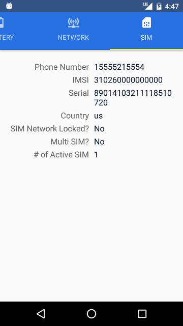 GitHub - hush2/android-device-info: React Native demo app for the react ...